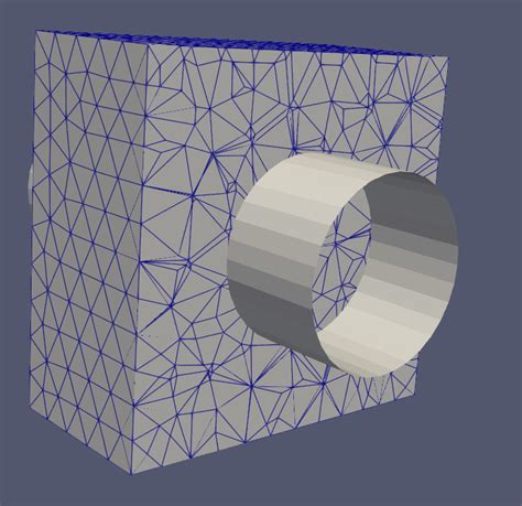 Python Intersection Of Tetrahedral And Triangular Mesh Stack Overflow