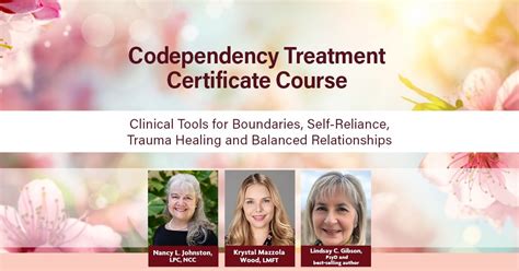 Codependency Treatment Certificate Course