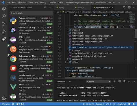 Visual Studio Code Code Editing Redefined