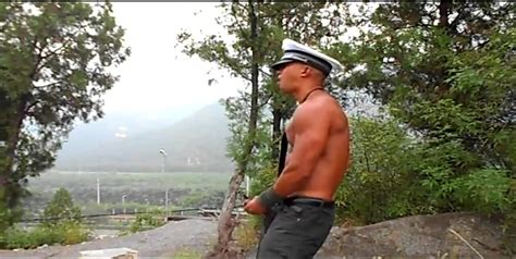 Chinese Police Powerful Cum