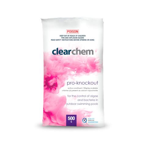 Pro Knockout Pool Shock 500gm Swimwise Pool And Spa Services