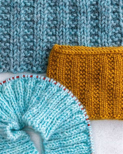 How To Knit Ribbing 1x1 And 2x2 Sarah Maker