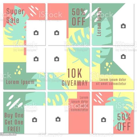 편집 가능한 소셜 미디어 스토리 및 게시물 퍼즐 디자인 템플릿 0명에 대한 스톡 벡터 아트 및 기타 이미지 0명 개체 그룹 고객 참여 Istock