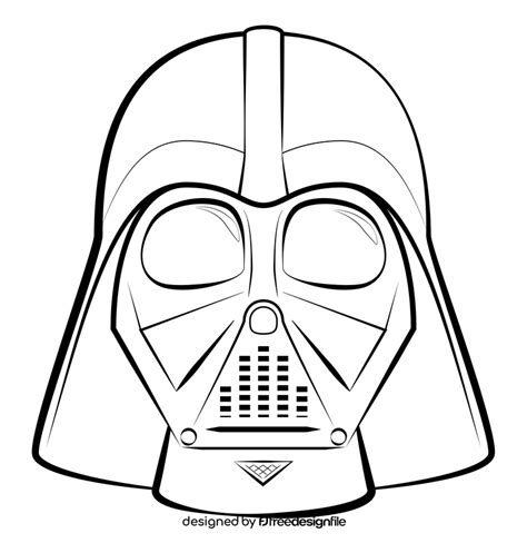 How To Draw A Darth Vader Helmet