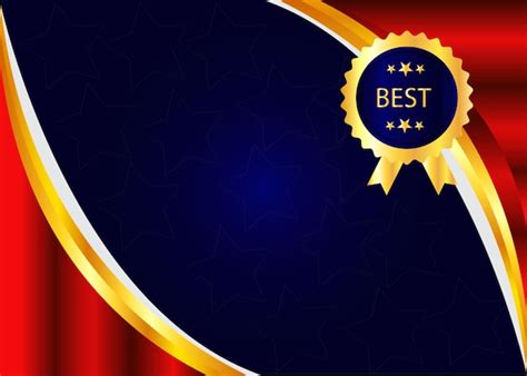 Premium Psd Certificate Background Red And Golden Color
