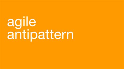 Agile Anti Patterns In Non Blocking Development Sprintly