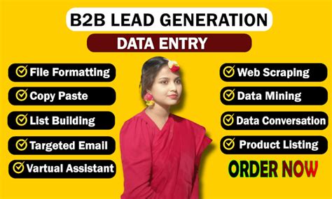 Do Fastest Excel Data Entry Web Research Email Scraping Data