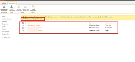 Sharepoint How To Reset Inheritance Permission Set Into An Sp Doclib