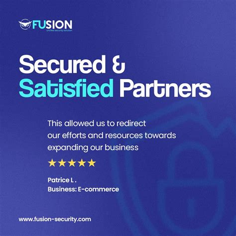 Fusion Security On Linkedin Cybersecurity Clientfeedback Happyclientdiaries Industryinsights…