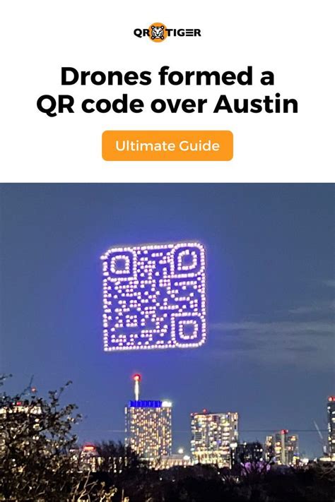 Drones Formed A Qr Code Over Austin Texas During Sxsw To Promote The