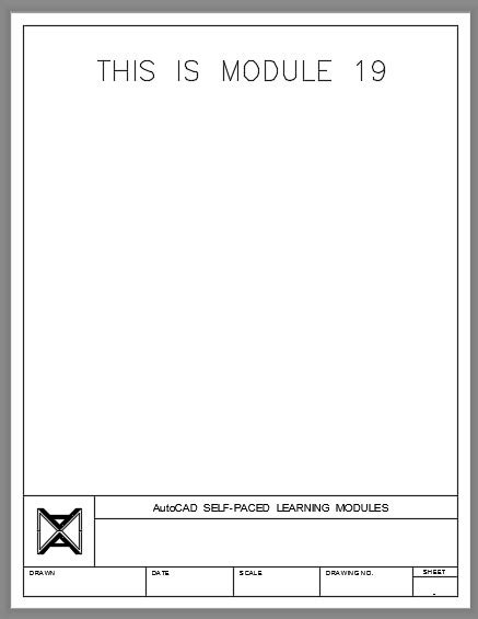 Module Text Part Introduction To Drafting And AutoCAD D