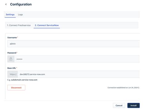 Freshservice Integration With Servicenow Connector Freshservice