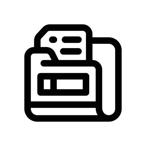 Document Line Icon Clean And Minimalist Icon For Websites Mobile Apps Presentations And