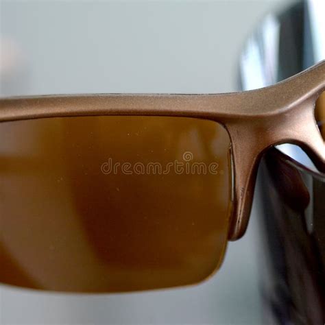 Collection Of Sunglasses On Big Reflection Mirror Stock Image Image