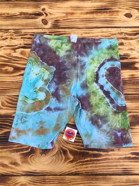 Tie Dye Biker Shorts Etsy