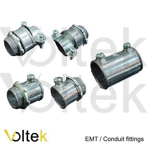 EMT Conduit Fittings And Emt Connector Size 1 2 3 4 1 Emt Straight Connector Emt Coupling