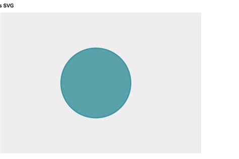 【d3js V5】svgで円を描く基本 Ux Bear【ゆえっくま】