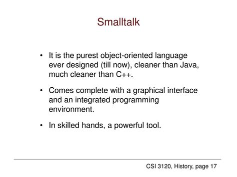 Ppt A Brief History Of Programming Languages Powerpoint Presentation Id5519006
