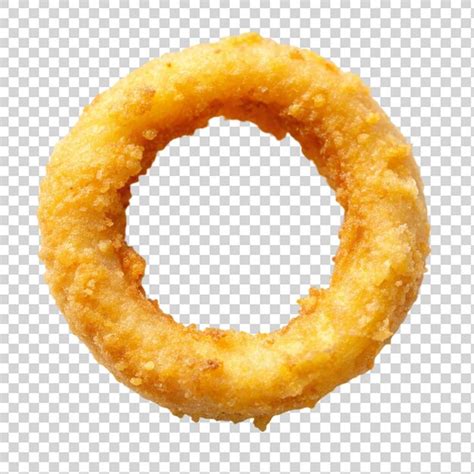 투명 한 배경 에 고립 된 양파 반지 면 프리미엄 Ai 생성 Psd