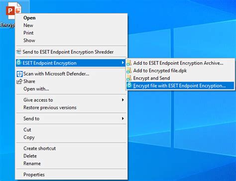 File Folder Encryption Eset Endpoint Encryption Quick Start Guide 1 Eset Online Help