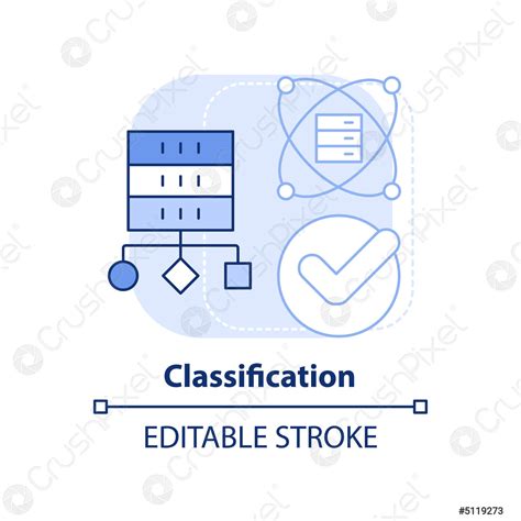 Classification Light Blue Concept Icon Stock Vector 5119273 Crushpixel