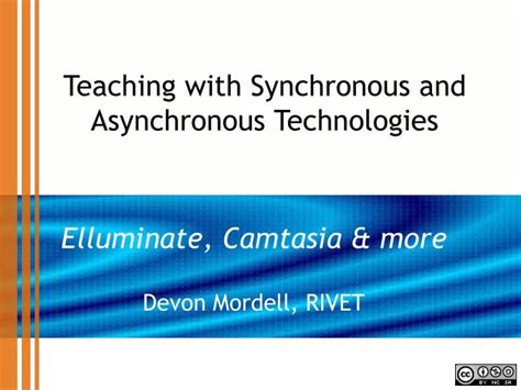 PPT Teaching With Synchronous And Asynchronous Technologies PowerPoint Presentation ID