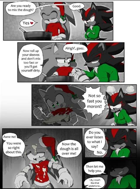 Sonadow Christmas Comic Shadow Christmas Shadow The Hedgehog Story