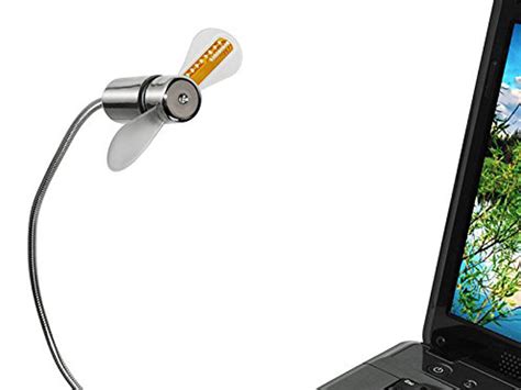 Qingsun Mini USB LED Fan Clock I Love That Gadget