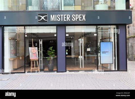Cologne Germany 19th Mar 2023 Logo Lettering Of The Optician Mister Spex On A Store Credit