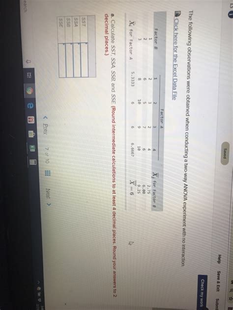 Solved Help Save And Exit Subml Check My Work The Following