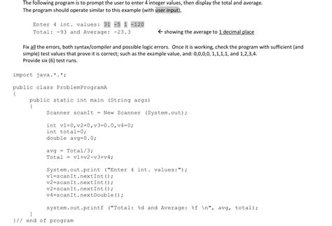 Solved Need Help Fixing This Java Program The Following Program Is