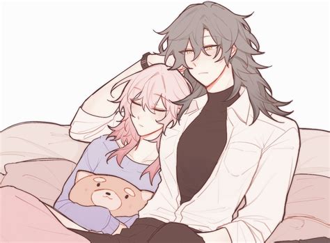 Trailblazer Stelle And March Th Honkai And More Drawn By Riejiu Danbooru