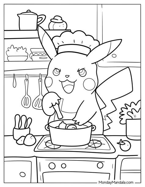 Coloring Picture Kitchen