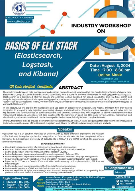 Industry Workshop On Basics Of Elk Stack Elasticsearchlogstashand