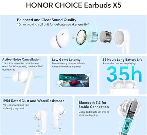 Honor Choice Earbuds X With Up To Db Anc Launched In India For Rs