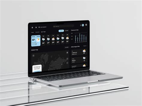 Weather Dashboard Ui Design Behance