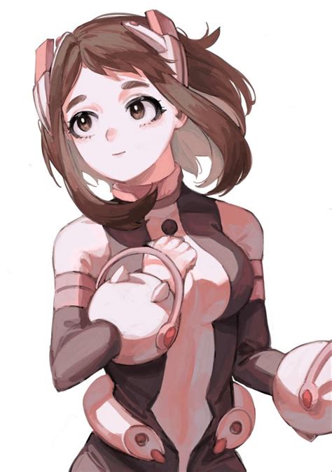 Pin De Mina Midoriy Em My Hero Academia Ochako Uraraka Uraraka Personagens De Anime