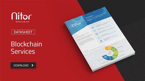 Nitor Infotech On Linkedin Datasheet Blockchain Technology
