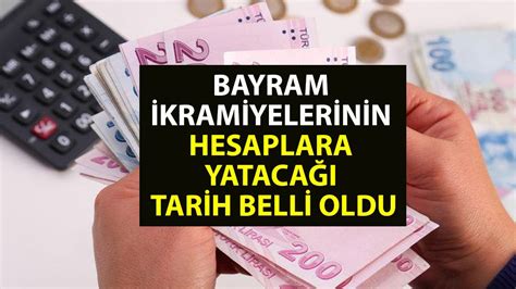 Emekli Bayram Ikramiyesinin Hesaplara Yatacağı Tarih Belli Oldu