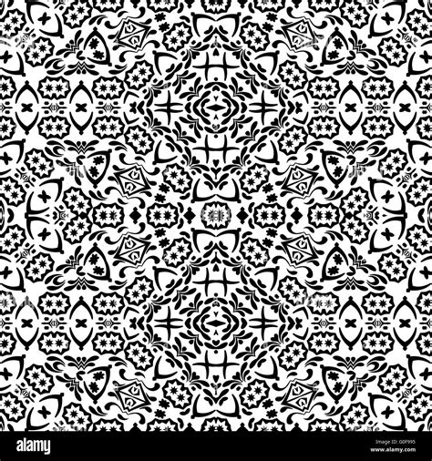 Abstract Seamless Outline Pattern Stock Photo Alamy