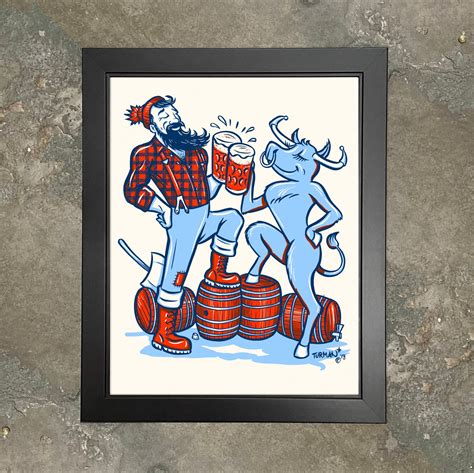 Babe The Blue Ox Illustration
