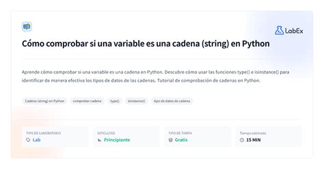 Cómo Comprobar Si Una Variable Es Una Cadena String En Python Labex