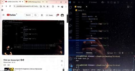 Recently I Explored Some Essential Javascript Concepts With Hitesh