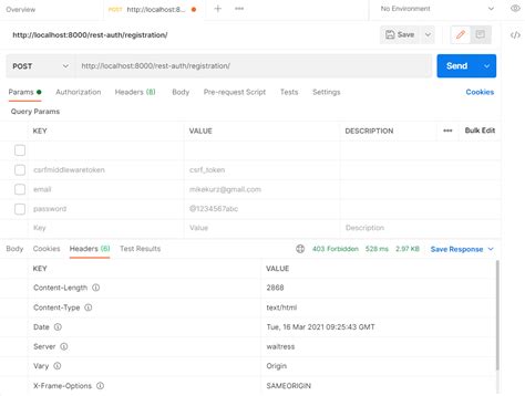 Django Csrf Fail On Restauth With Tokenauthentication And Corsheaders