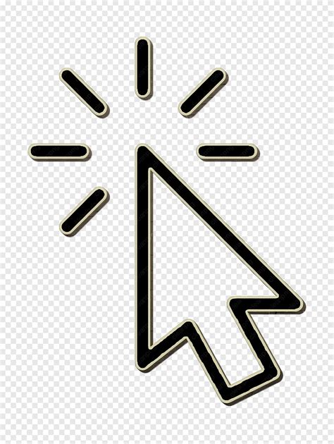 Black Mouse Pointer Icon