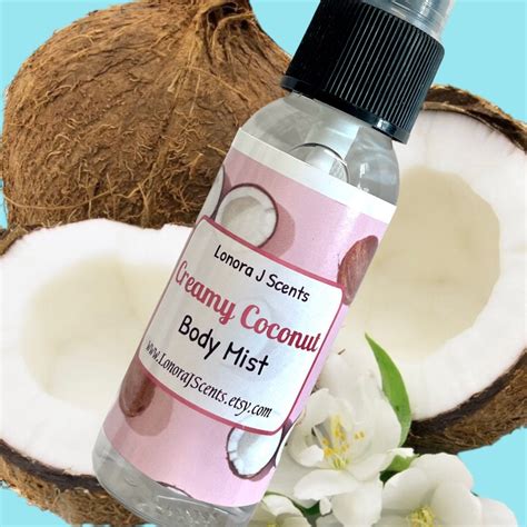 Creamy Coconut Body Mist Fragrance Spray Etsy