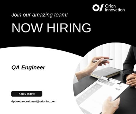 Orion Innovation Romania On Linkedin Qaengineer Technologyjobs