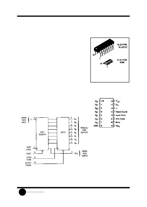 Hc595 Datasheet 1 10 Pages Sls 8 Bit Serial Input Serial Or Parallel