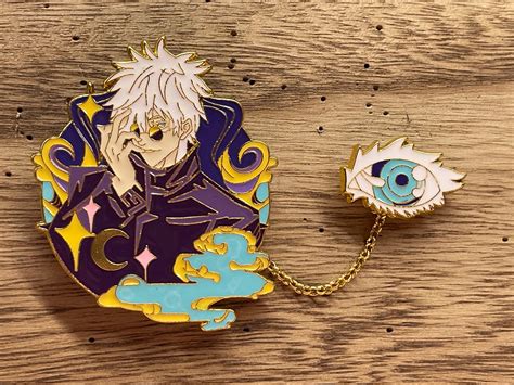 Jujutsu Kaisen Gojo Enamel Pin Anime Pin Etsy