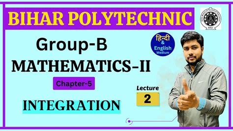 Mathematics 2 Chapter 5 Bihar Polytechnic Applied Mathematics 2 Chapter 5 Lec 3 Youtube
